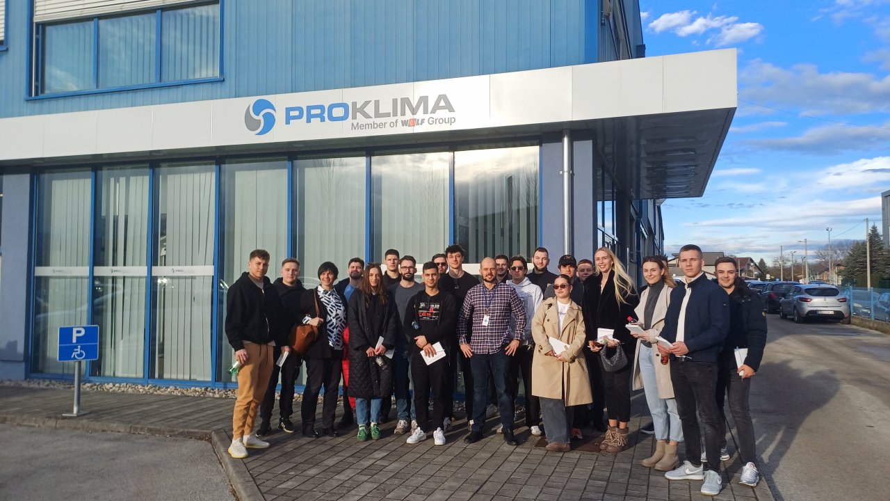 Početna: FSB studenti/ice u posjeti poduzeću Pro-Klima